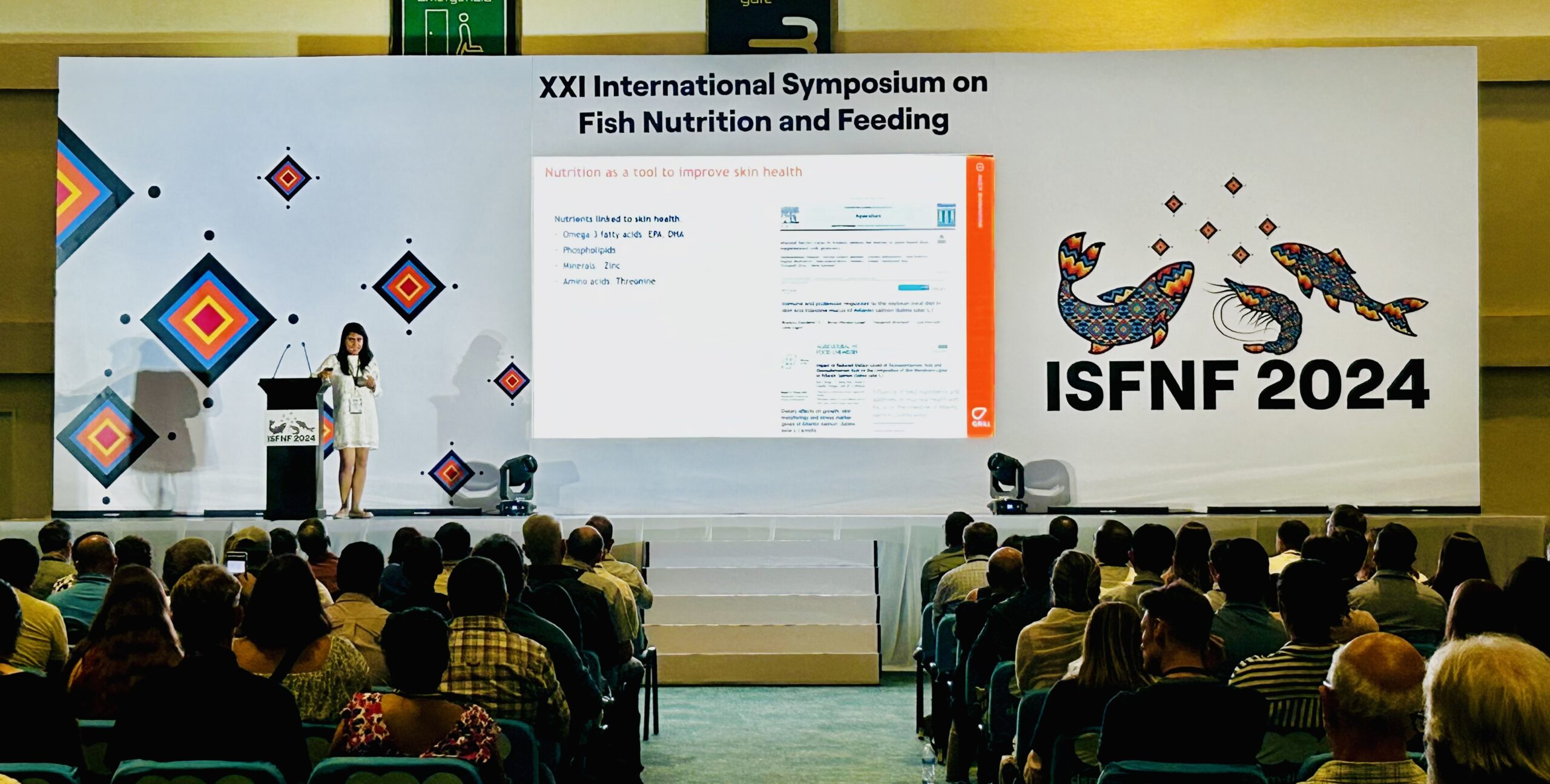 Aker BioMarine presentó los beneficios de la harina de krill en ISFNF 2024